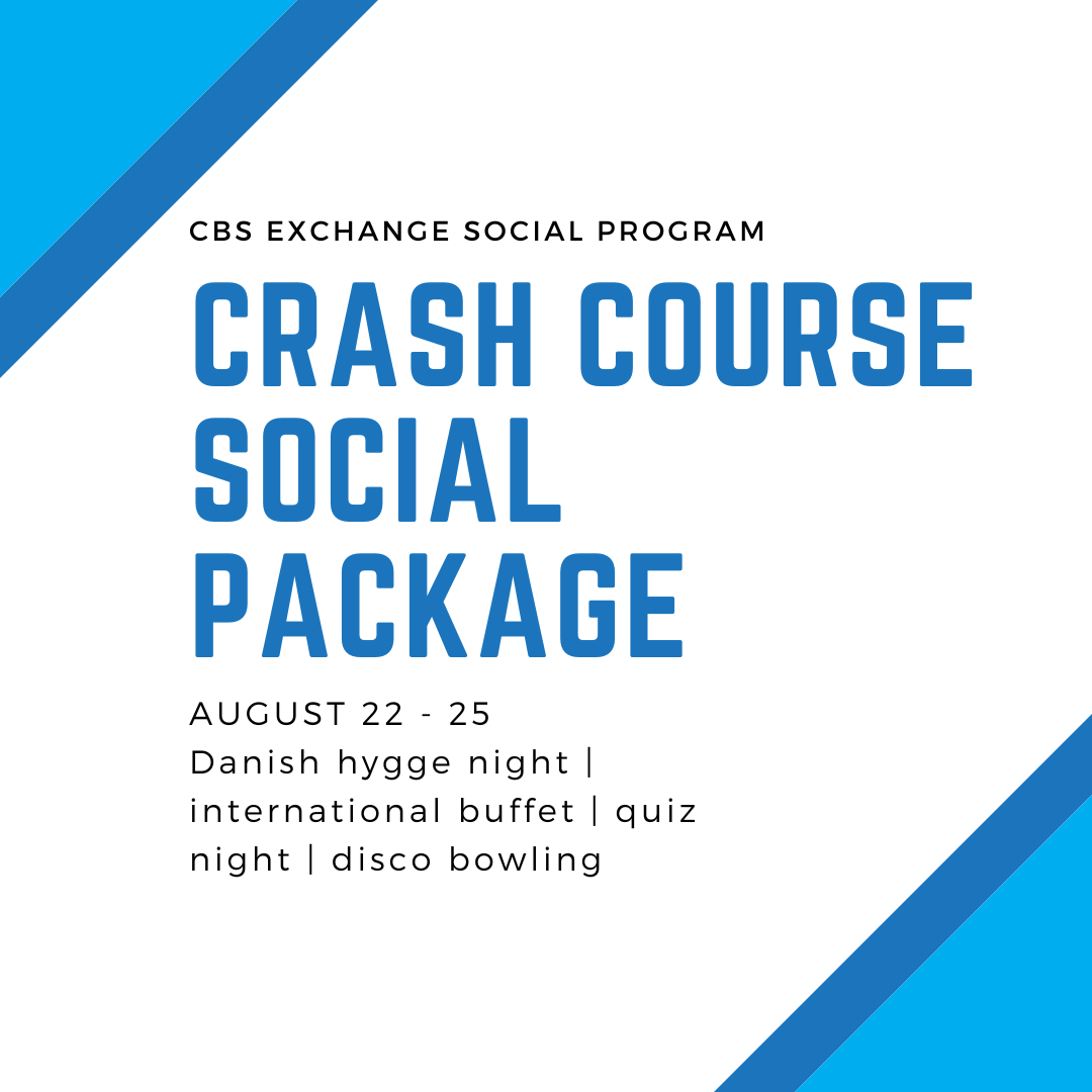 Crash Course Social Program | Fall 2023 | Copenhagen Business School